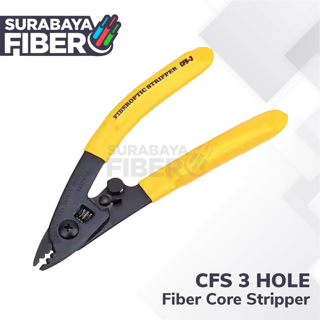 Jual Tang Stripper CFS-3 Hole - Alat Kupas Kabel Pigtail / Core Fiber ...