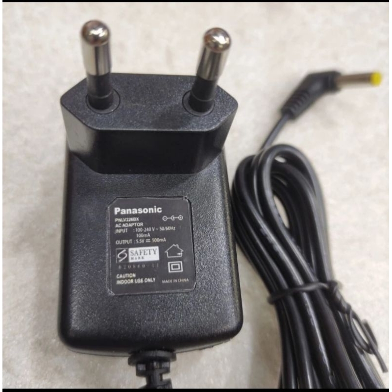 Jual Adaptor Panasonic 5.5V 500Mah Ac Adaptor 100-240V Telephone ...