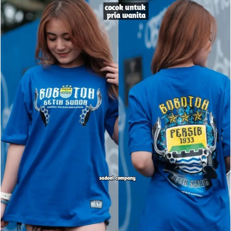 Jual KAOS PERSIB BOBOTOH GETIH SUNDA DISTRO kaos Persib distro one blue ...