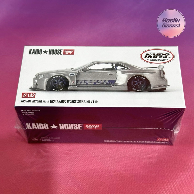 Jual Diecast 1:64 Mini GT x Kaido House KHMG143 Nissan Skyline GT-R ...