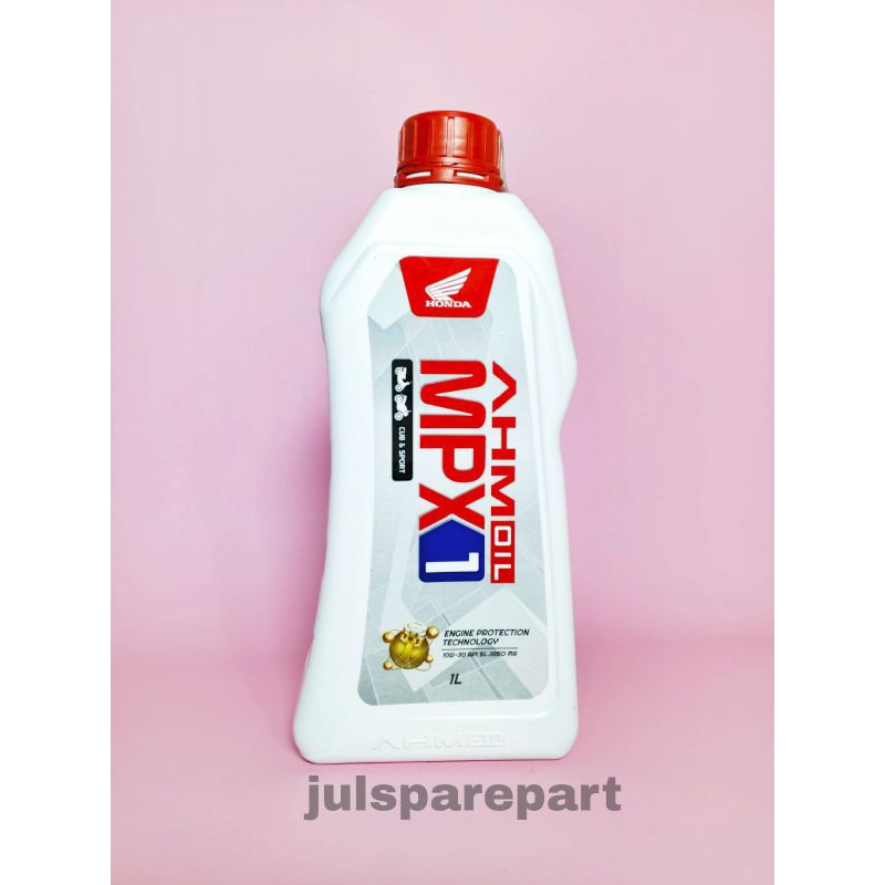 Jual OLI MPX 1 AHM 1 LITER / 1000 ML OLI MESIN MOTOR HONDA MPX 1 LITER OLI MESIN MPX 1 1000 ML ...
