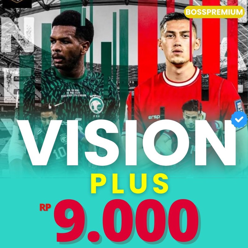 Jual VISION PLUS + BOLA INDONESIA VS BAHRAIN S28H | Shopee Indonesia