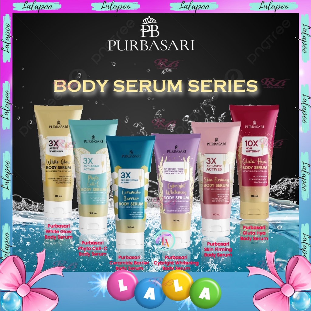 Jual PURBASARI Body Serum 180 ml | White Glow | Cybright | Gluta-Hya ...