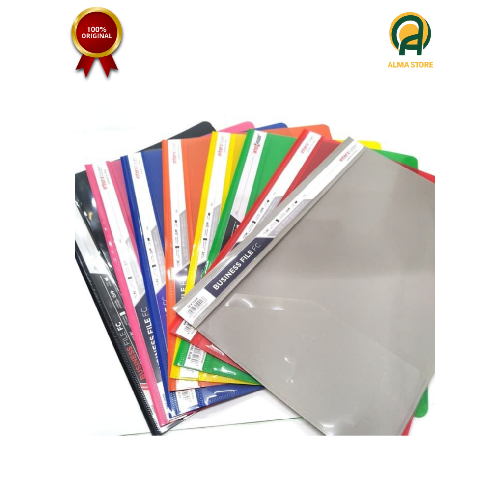 Jual Inter X Folder Business File F4 / Map Plastik Snelhecter isi 12 | Shopee Indonesia