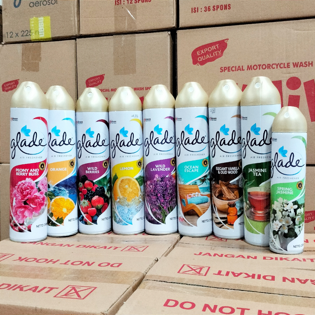 Jual PENGHARUM PENYEGAR RUANGAN GLADE AIR FRESHENER AEROSOL PARFUM ...