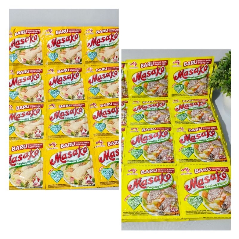 Jual MASAKO RENCENG AYAM & SAPI / ISI 12pcs / 8.5g | Shopee Indonesia