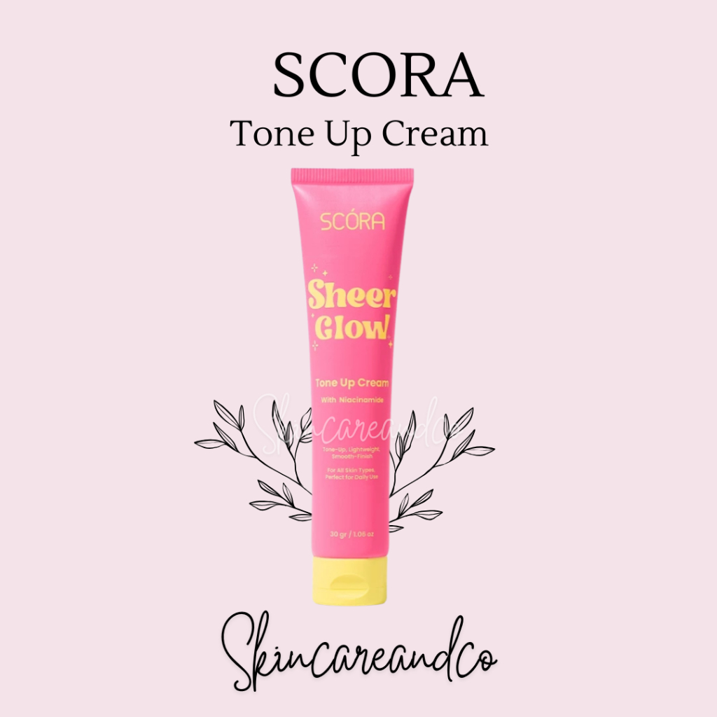 Jual SCORA Sheer Glow Tone Up Cream 30 Gr | Shopee Indonesia