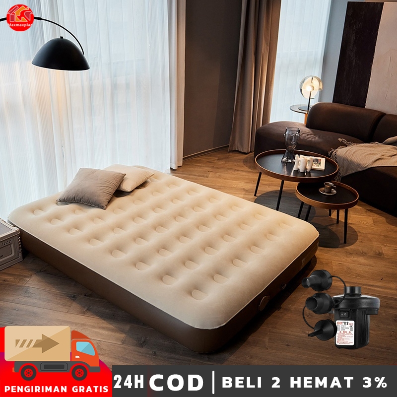 Jual 【186*137*22cm】Sleefy Matras Tidur Kasur Angin Pompa Tiup Double ...