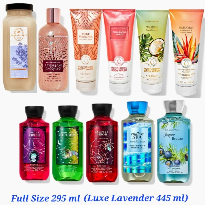 Jual BBW Bath & Body Works Moisturizing Body Wash | Shower Gel | Bath ...
