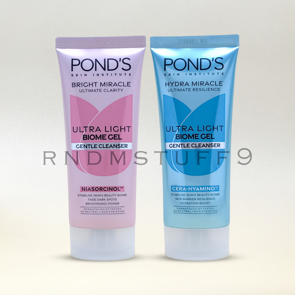 Jual PONDS HYDRA MIRACLE / BRIGHT MIRACLE ULTRA LIGHT BIOME GEL GENTLE ...