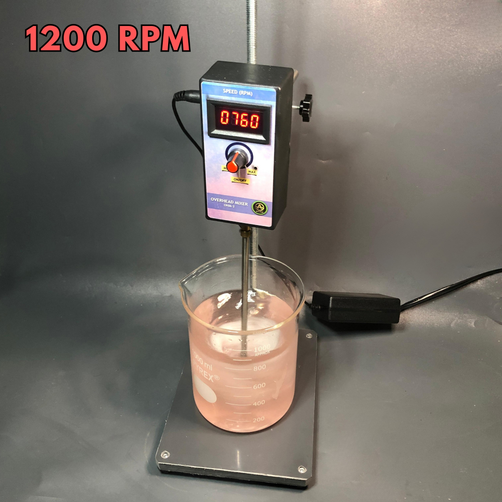 Jual Electric Overhead Stirrer Mixer Pengaduk Laboratorium 1200 RPM 40W ...