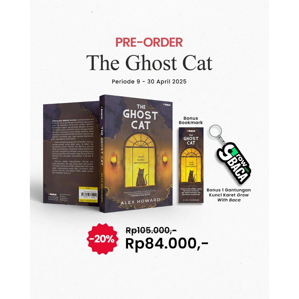 Jual Buku The Ghost Cat: Kisah Kucing Gentayangan - Alex Howard - Bumifiksi | Shopee Indonesia