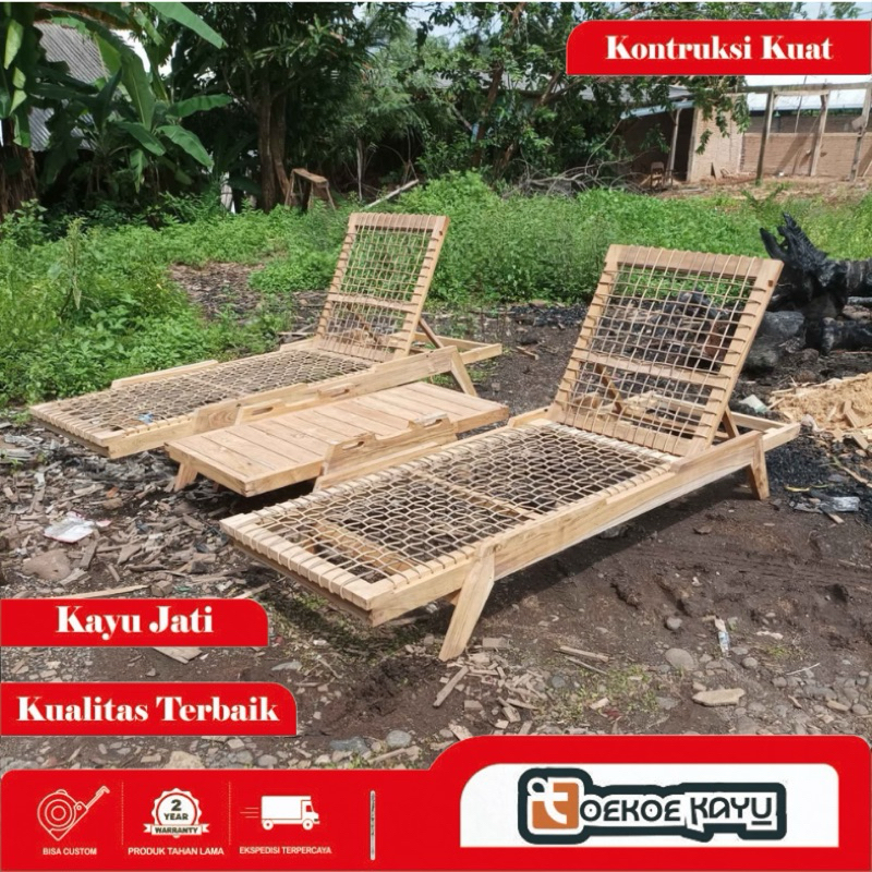Jual sunbed rattan, sun pool lounger, lounger pool, lounger chair ...