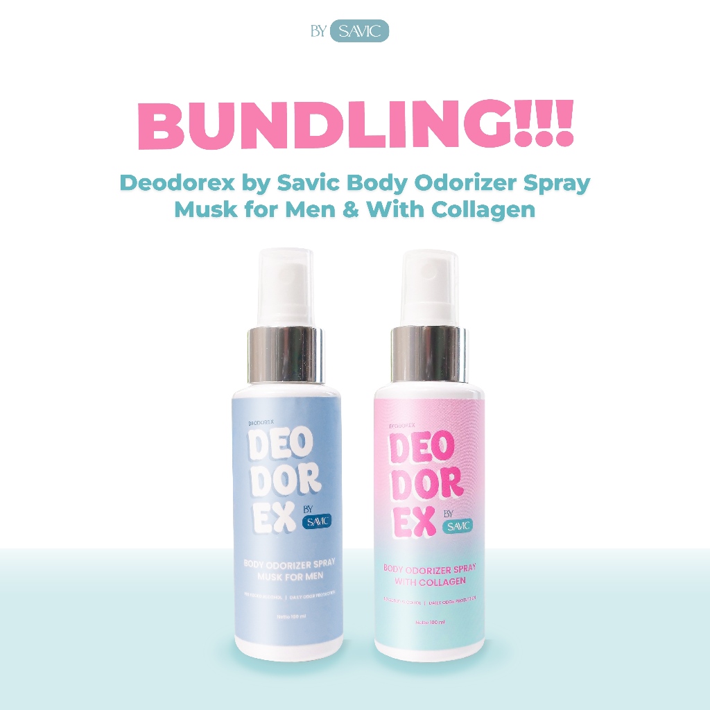 Jual Savic Deodorex Collagen dan Musk Bundling - Body Odorizer ...