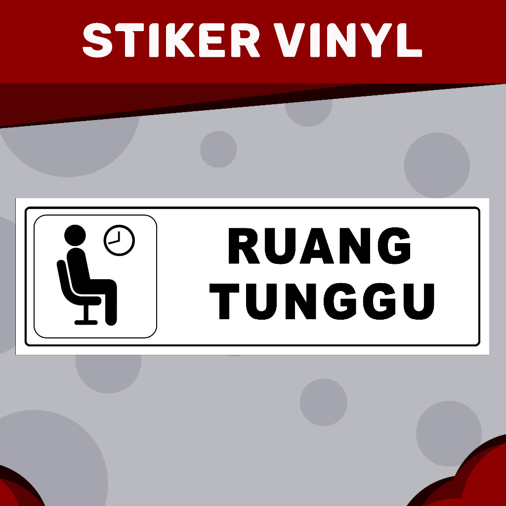 Jual STIKER VINYL RUANG TUNGGU | Shopee Indonesia