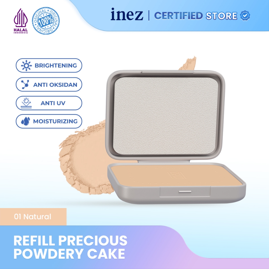 Jual Inez Official - Refill Precious Powdery Cake l Refill Bedak Padat ...