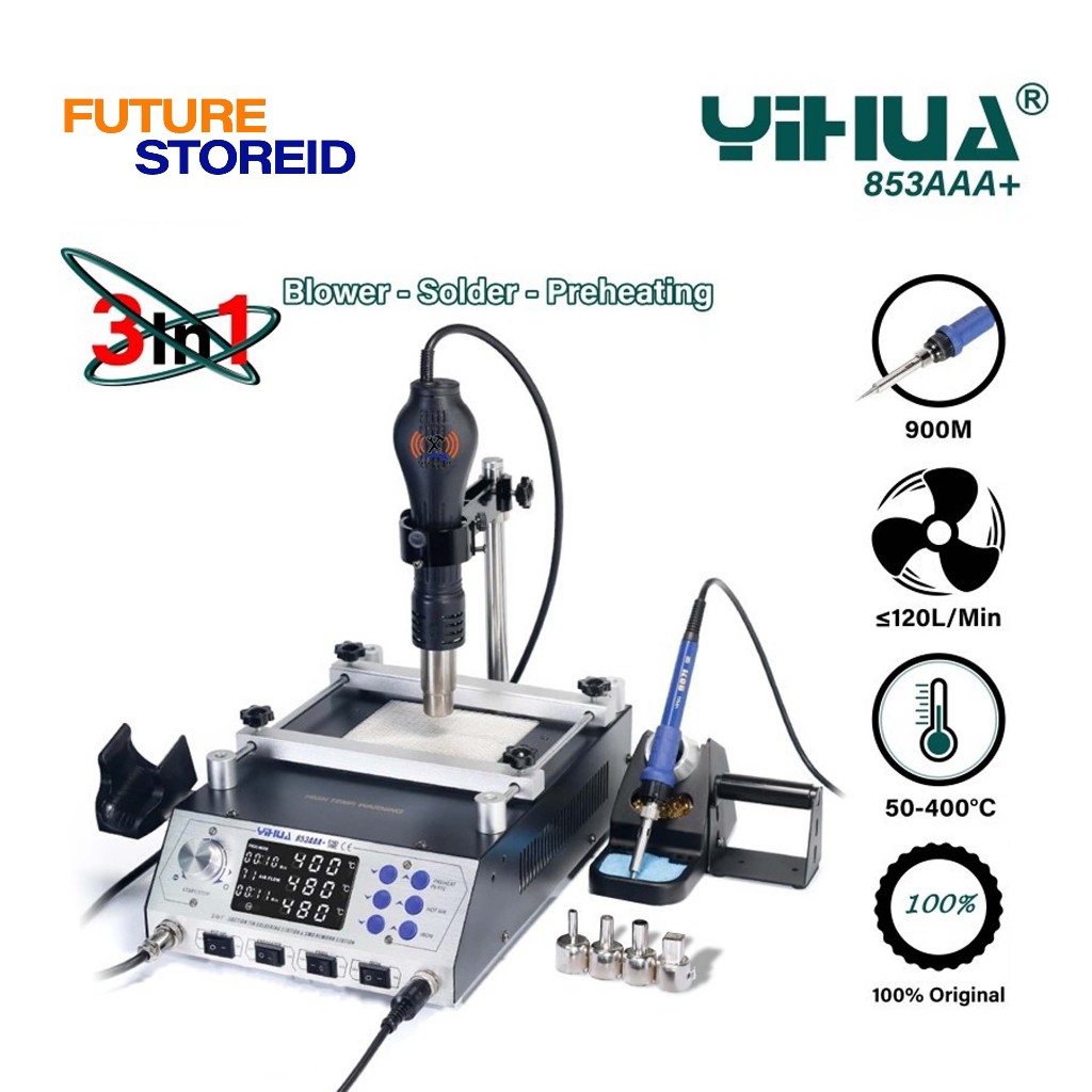 Jual YIHUA 853AAA+ BGA INFRARED PREHEATING REWORK STATION Program ...