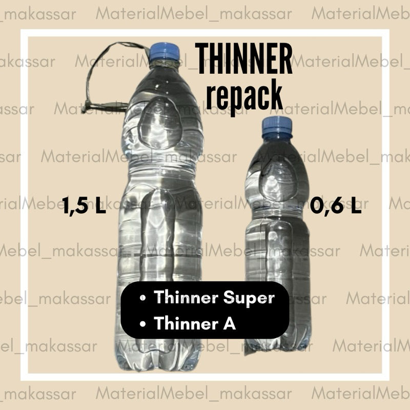 Jual Thinner Super / Thinner A repack kemasan botol | Shopee Indonesia