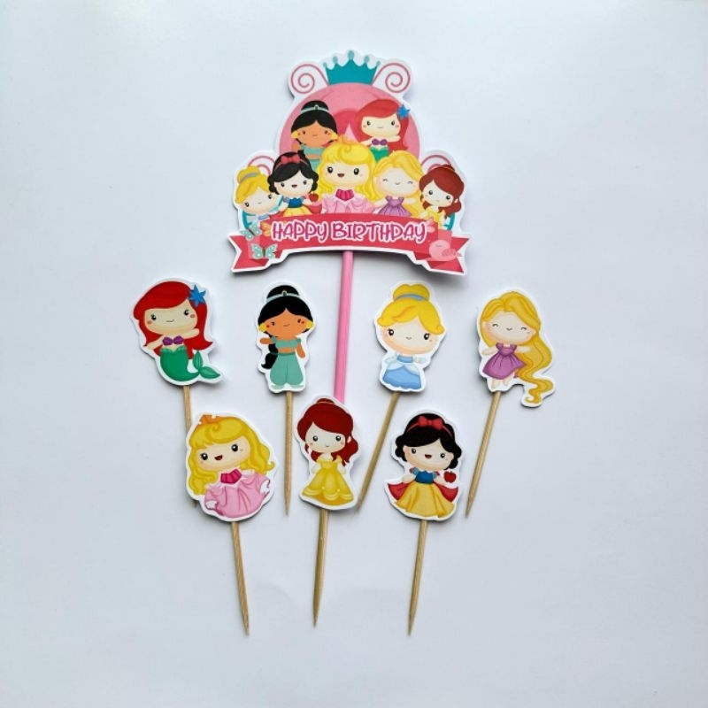 Jual TOPPER KUE PRINCESS / CAKE TOPPER PRINCESS / TOPPER PRINCESS ...