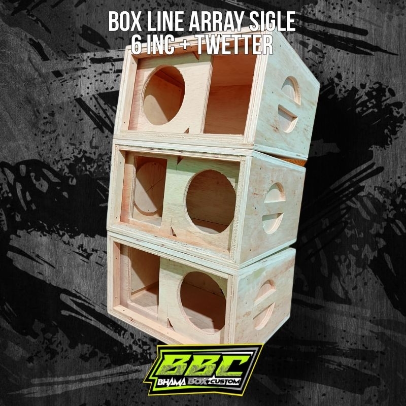 Jual Box middle line array single 6 inc 12 mm (Finishing Tekstur ...