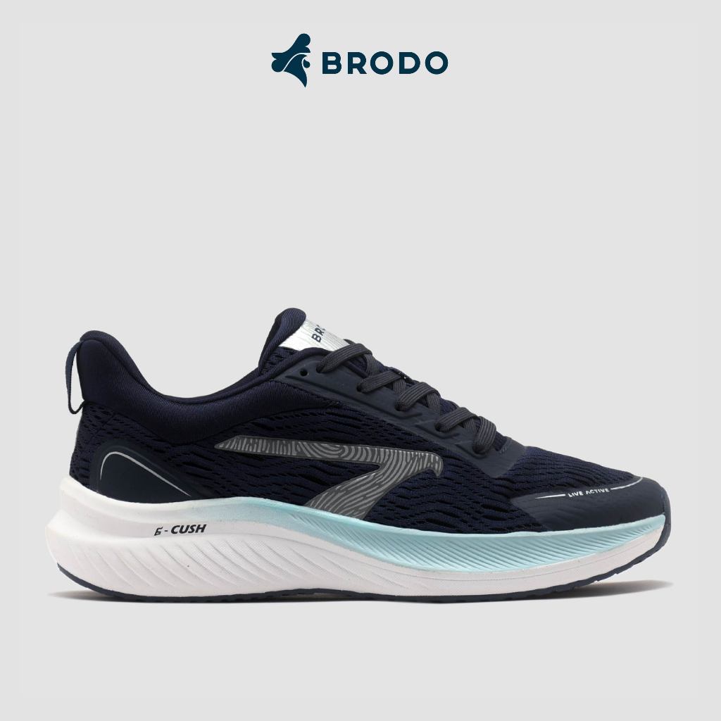 Jual BRODO - Running Shoes Active Inizio Prismarine Navy | Shopee Indonesia