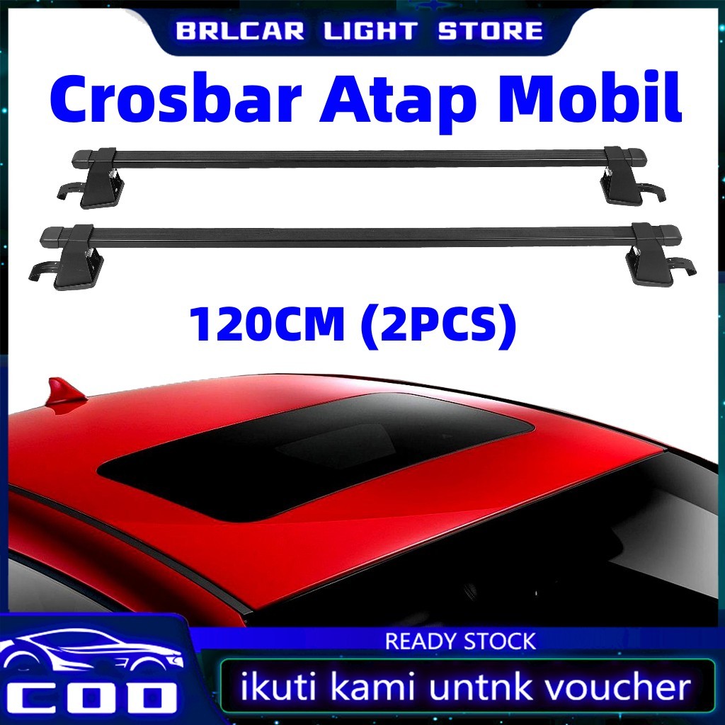 Jual Cross Bar Crossbar Kaki Rack Platinum Mobil Universal Jepit Body ...