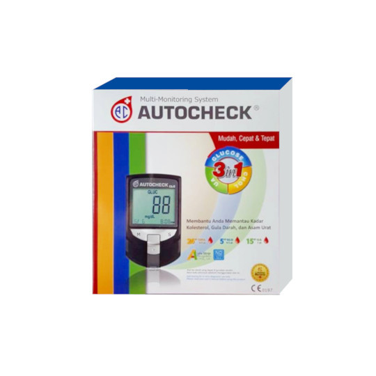 Jual Autocheck GCU 3 in 1 Alat Multi-monitoring Cek Gula Kolesterol ...