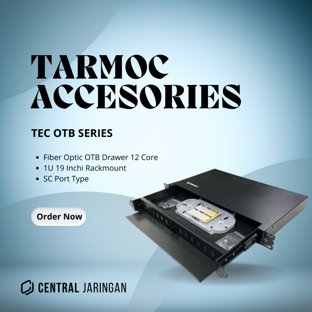Jual Fiber Optic OTB 12 Core SC | 1U Drawer ODF OTB 12 Core Kosong ...