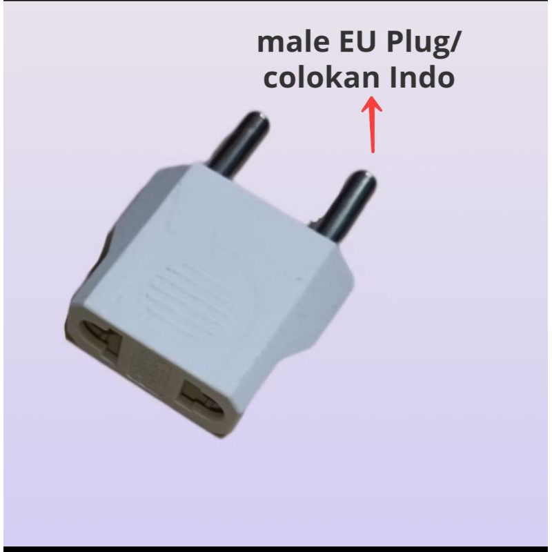 Jual NO GARANSI! Adapter Male EU Plug (colokan Indo) ke Female US Plug ...