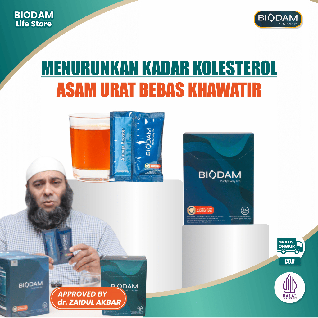 Jual Biodam Obat Herbal Kolesterol TRIGLISERIDA Ampuh Atasi Kadar ...