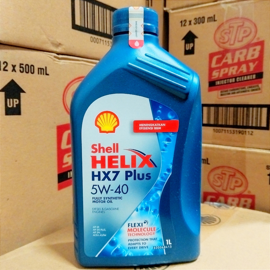 Jual OLI MESIN MOBIL BENSIN SHELL HELIX HX7 PLUS 5W-40 1 LITER | Shopee ...