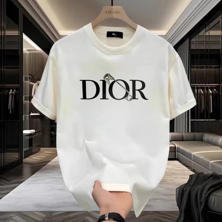 Jual (COD)Kaos Pria DIOR, Produk Baru Pertama di Musim Panas, Versi ...