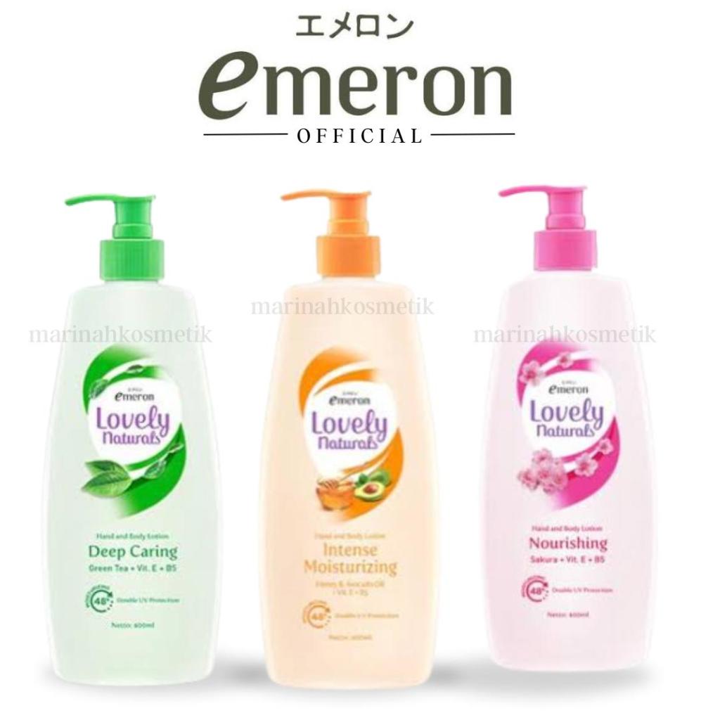 Jual EMERON 🅼🅰🆁🅸🅽🅰🅷 Lovely Naturals Hand&Body Lotion Nourishing Sakura/Deep Caring/Intense ...