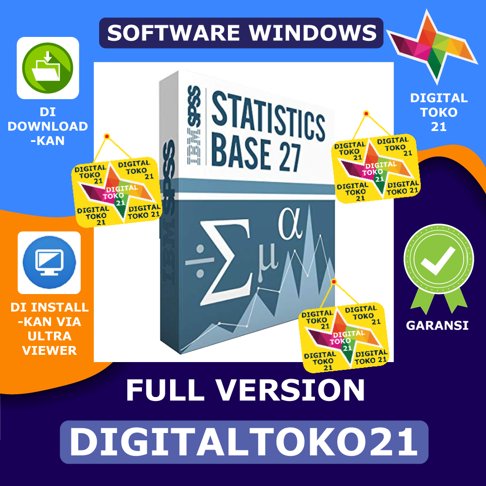 Jual [Diinstallkan] IBM SPSS Statistics 27.0.1 IF026 Full Version Software PC Komputer Laptop ...