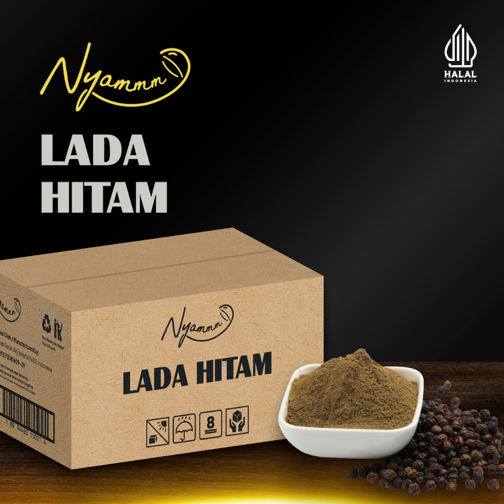 Jual Lada Hitam Bubuk | Black Pepper Powder | Rempah Herbal Asli Bumbu ...