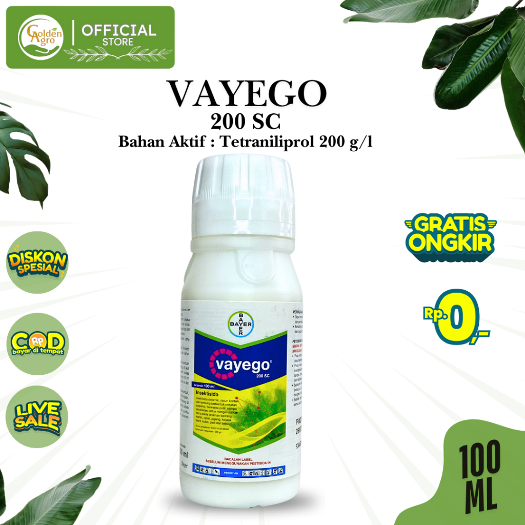 Jual INSEKTISIDA VAYEGO 200SC 100ML ML ORIGINAL BAYER | Shopee Indonesia
