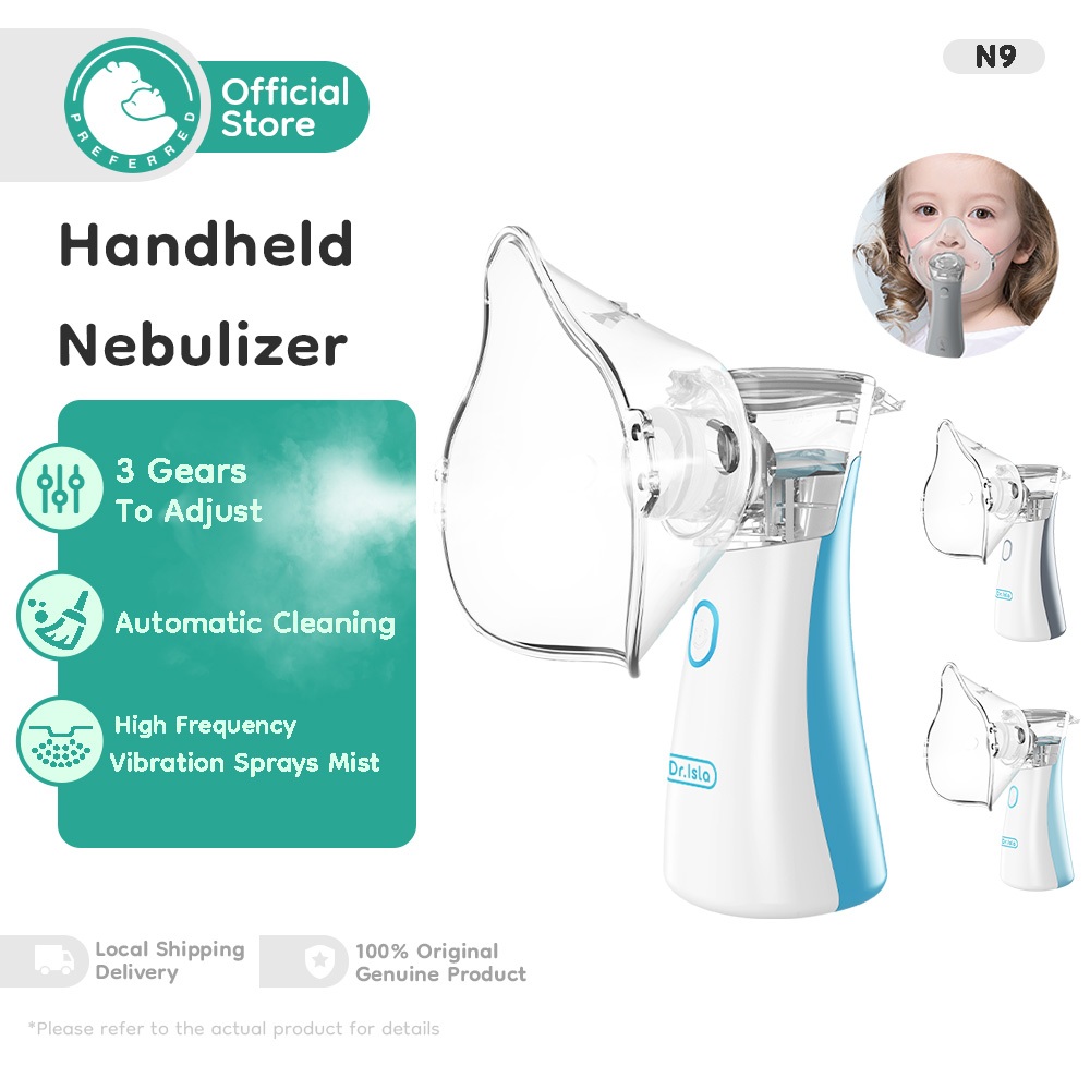Jual Dr.isla Nebulizer Portable Mesh 4 Jenis Masker Filter Sesuai ...