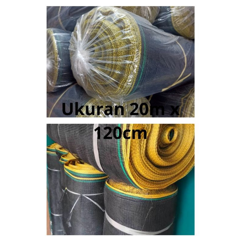 Jual jaring waring tl ukuran 20m x 120cm jaring waring serbaguna untuk ...