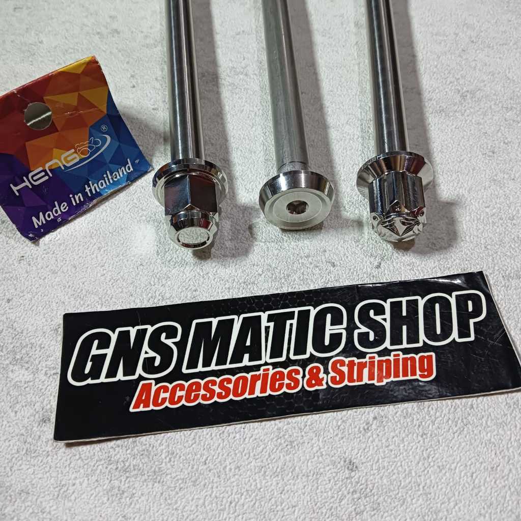 Jual As Roda Depan Honda Vario 125 150 Beat Scoopy Old Stainles Silver ...