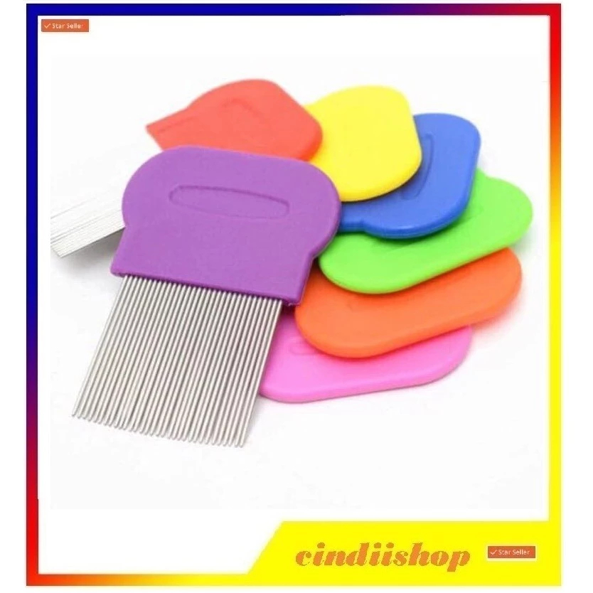 Jual Sisir Serit Kutu Dan Ketombe Besi Logam Rapat Rambut kepala hewan ...