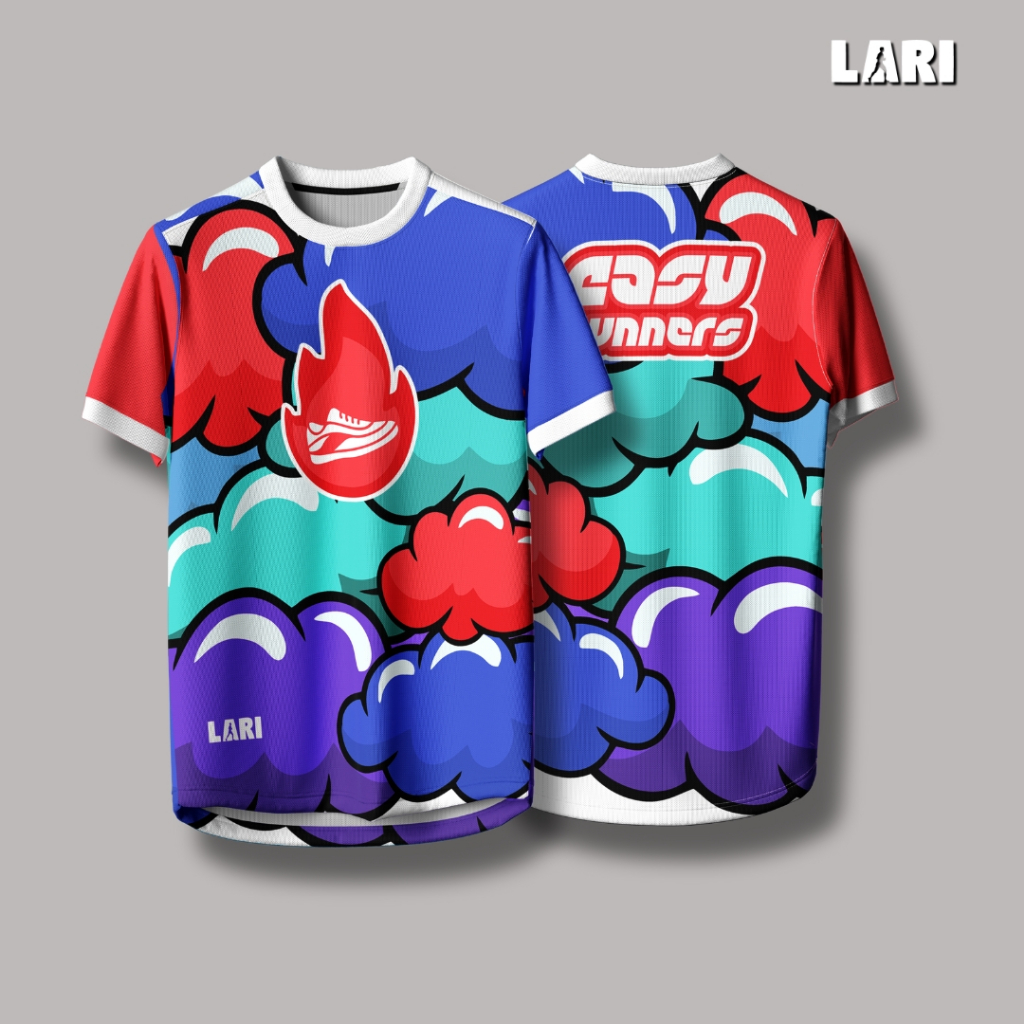 Jual JERSEY LARI Easy Runners Jersey Dry Fit Running | Shopee Indonesia