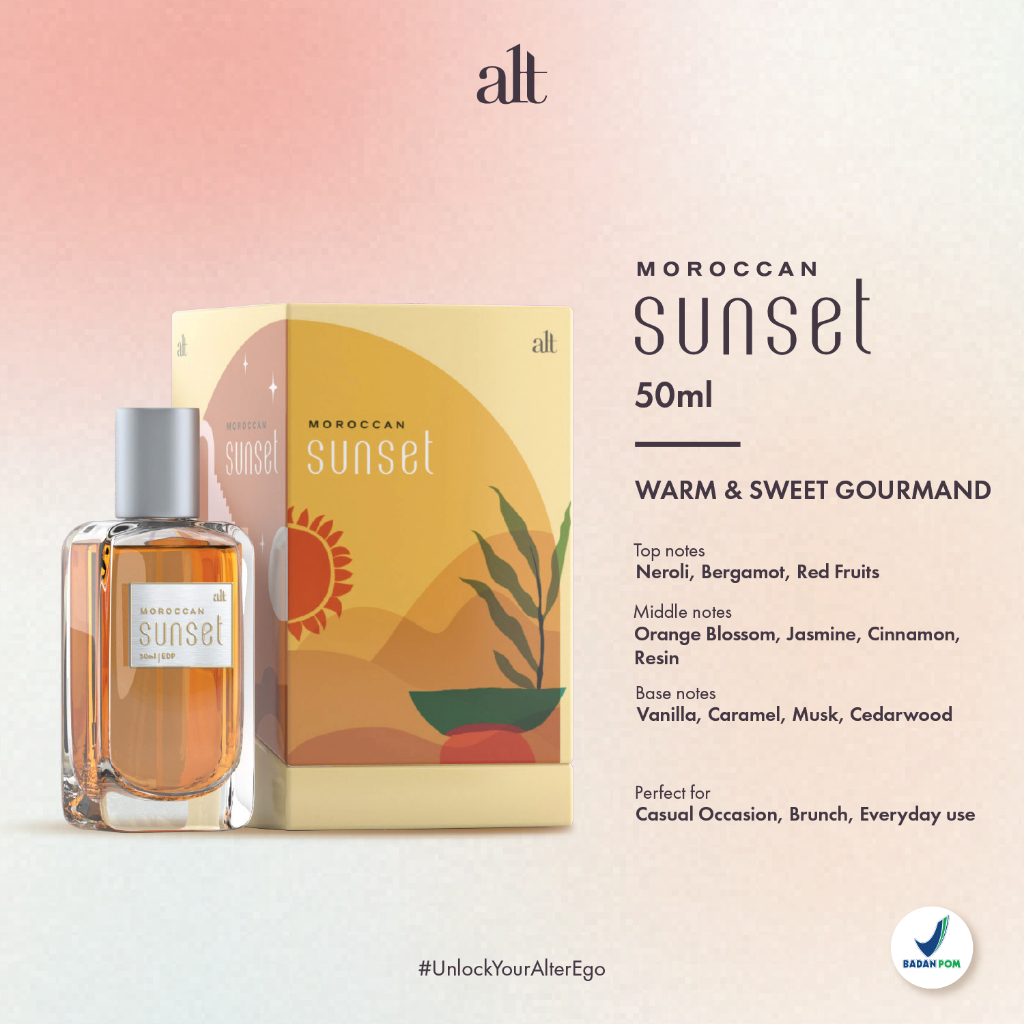 Jual ALT Perfumery | Moroccan Sunset | 50ml | Eau De Parfum | Perfume ...