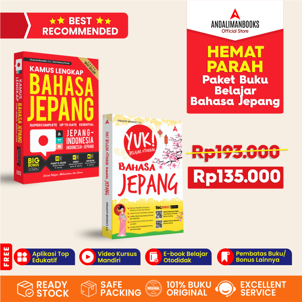 Jual BUKU Belajar Bahasa JEPANG-PAKET HEMAT BAHASA JEPANG 3-Yuk Jepang ...