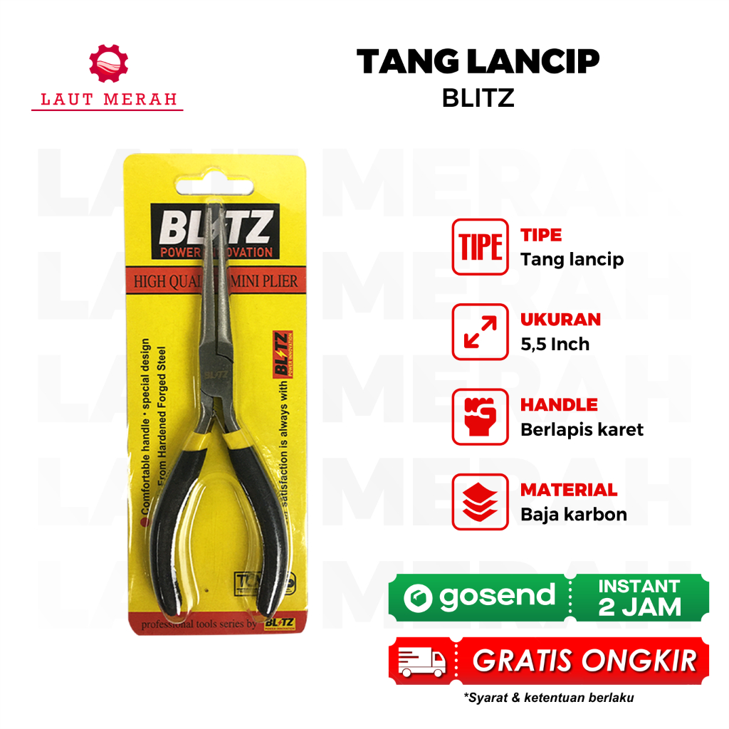 Jual BLITZ TANG LANCIP MINI 5,5 INCHI - TANG CUCUT | Shopee Indonesia