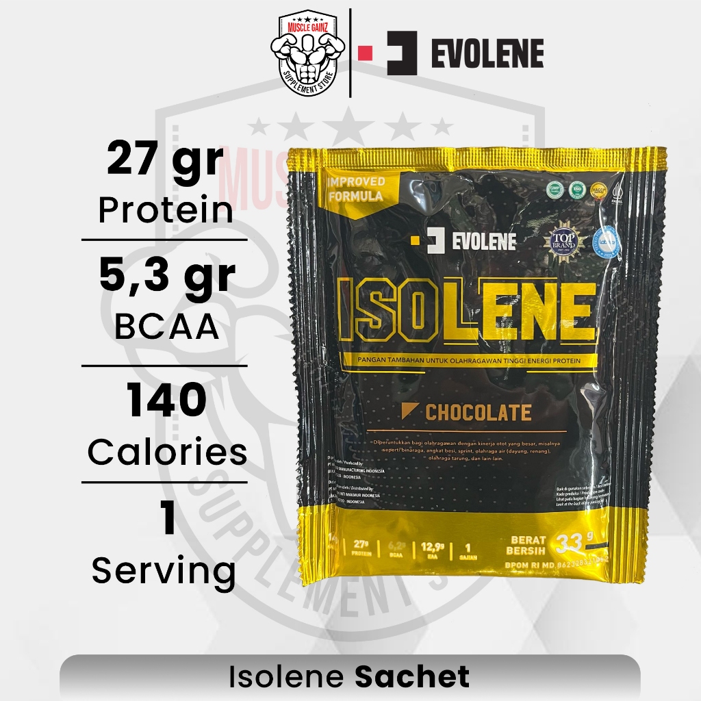 Jual Evolene Isolene Sachet Whey Sachet Trial Size Susu Protein Isolate ...