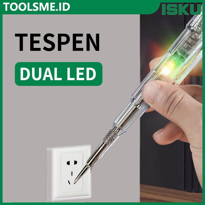 Jual ISKU Tespen Test PENCIL LED DESAIN KLIP PENA PEGANGAN BAHAN ABS ...