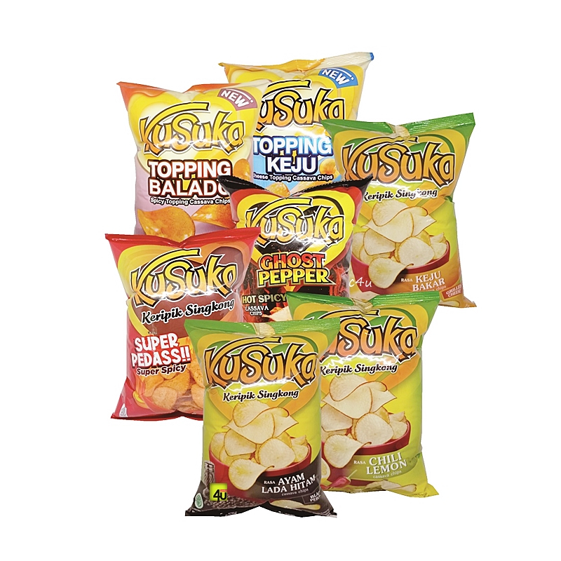 Jual Kusuka - Snack Keripik - SINGKONG / UBI / TALAS / EMPING | Shopee ...