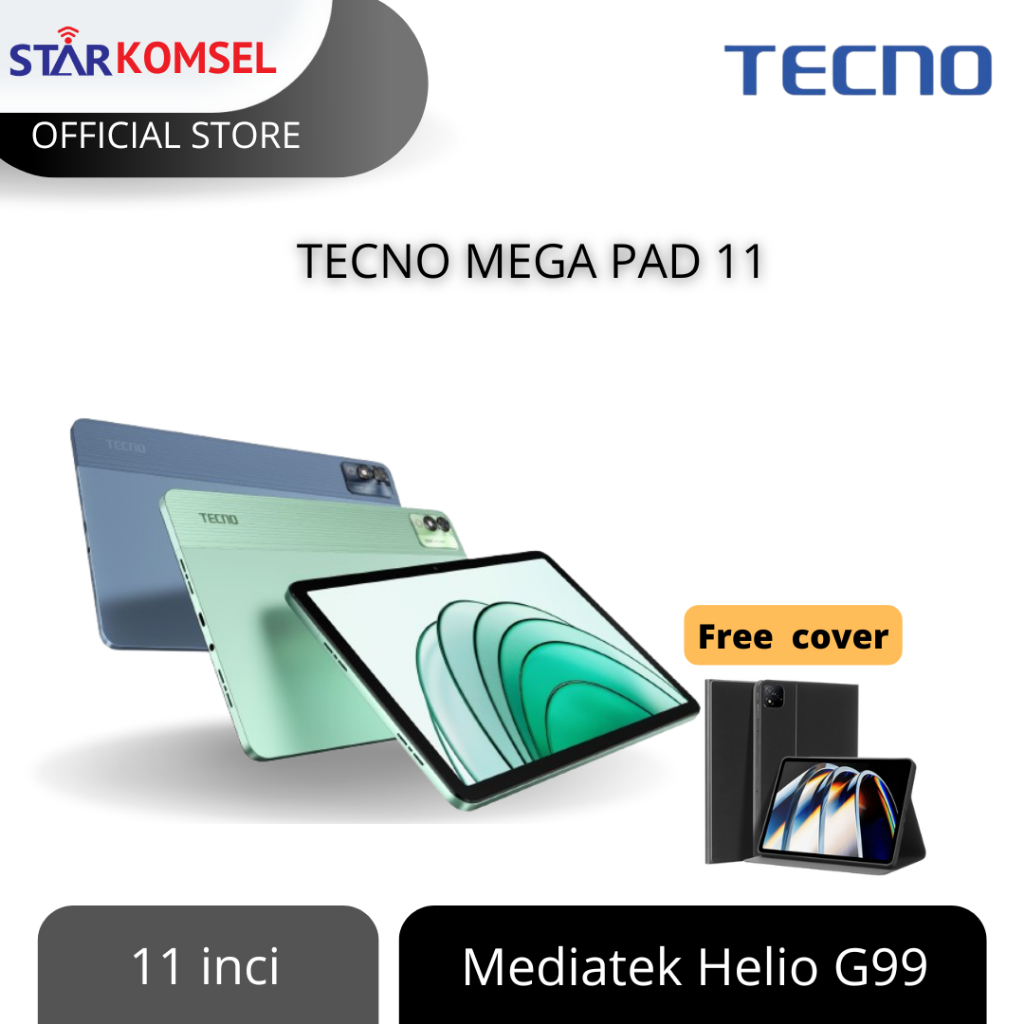Jual TABLET TECNO MEGAPAD 11 8/128 | 8/256 GARANSI RESMI TECNO ...