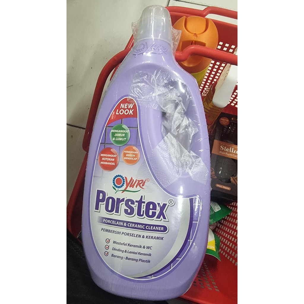 Jual YURI PORSTEX 1000 ML / 1 LITER Porstek Pembersih Kerak Lantai ...