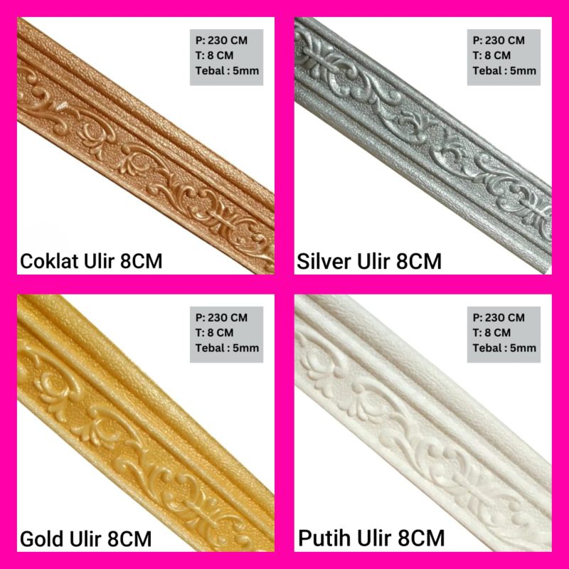 Jual PUSAT GROSIR WALLPAPER Walpaper List Foam Stiker Dinding List ...
